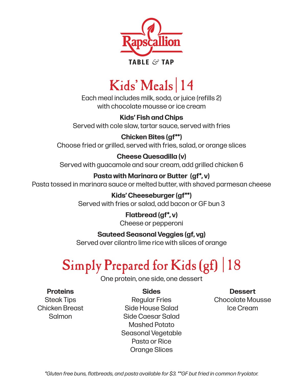 Table & Tap - Acton, MA - Rapscallion