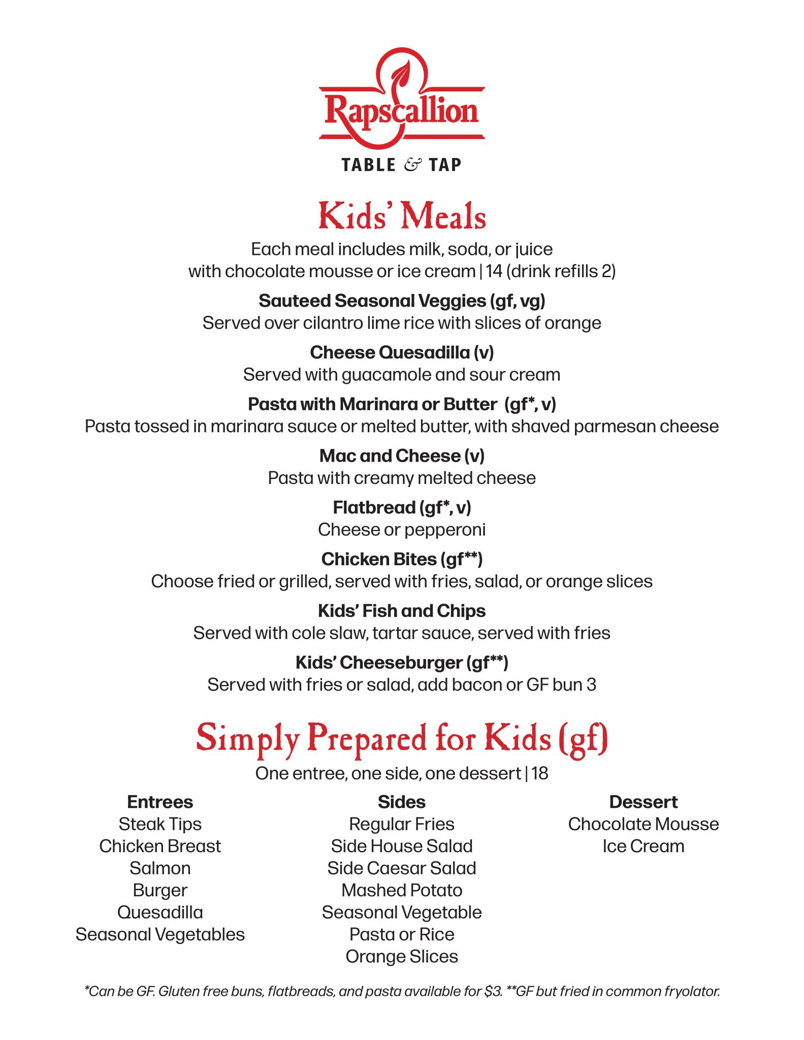 Table & Tap - Acton, MA - Rapscallion