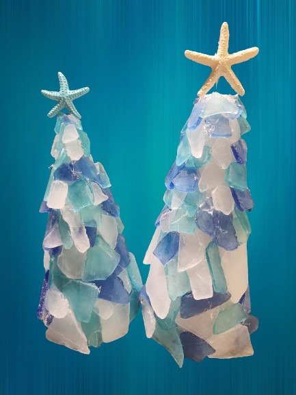 STURBRIDGE: Sea Glass Trees with LEDs Craft - Rapscallion